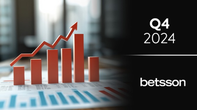 Betsson Q4 revenue up 22%; FY revenue passes €1.1bn