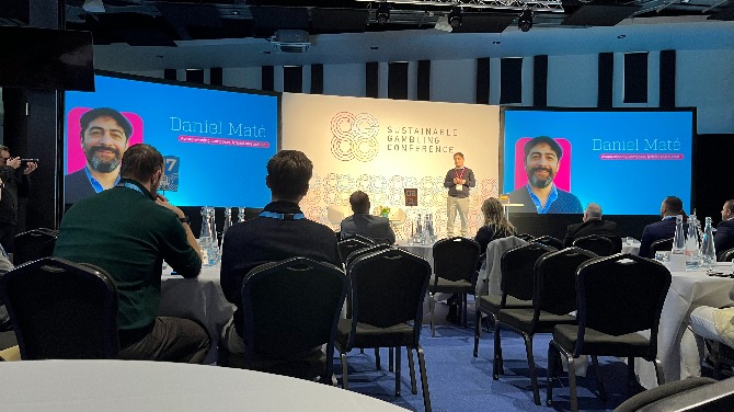 Daniel Maté at the Sustainable Gambling Conference; working against the ...