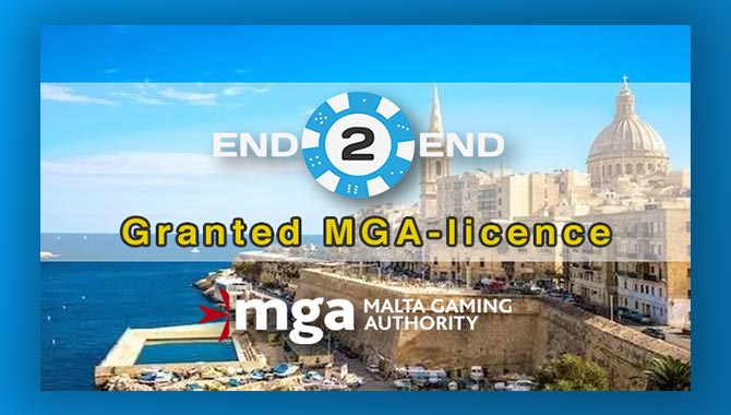 End 2 End awarded MGA licence