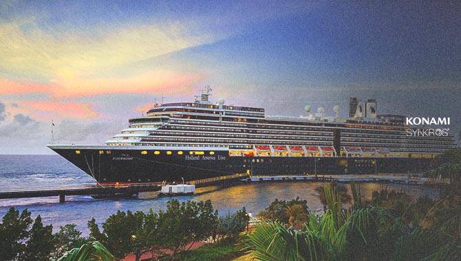 Konami’s Synkros system now on Holland America Line’s ships