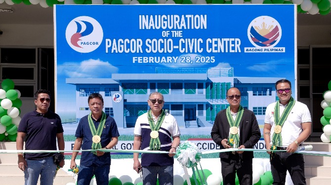 PAGCOR opens first socio-civic centre in Occidental Mindoro