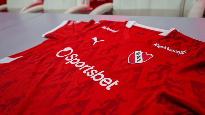 Sportsbet becomes main shirt sponsor for Independiente in 2025